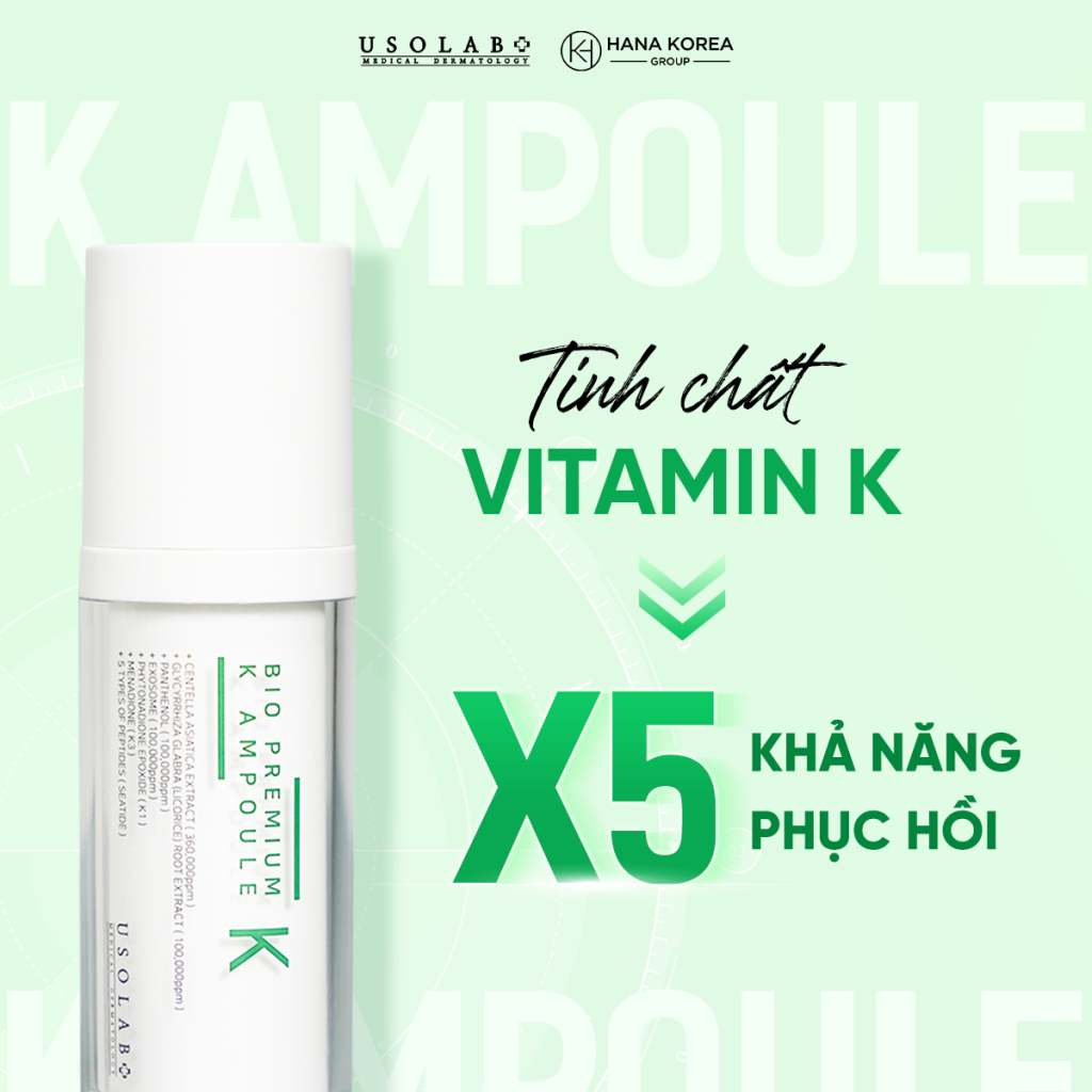 BIO PREMIUM K AMPOULE - TINH CHẤT PHỤC HỒI THÀNH CÔNG CHINH PHỤC CÁC BÁC SĨ DA LIỄU ĐẦU NGÀNH